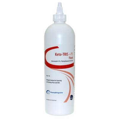 Keto-TRIS Flush +PS for Dogs and Cats: Ear Cleaning Solution | VetRxDirect