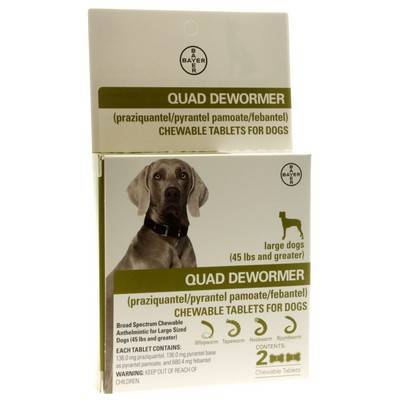 Quad Dewormer for Dogs - Broad Spectrum Chewable | VetRxDirect