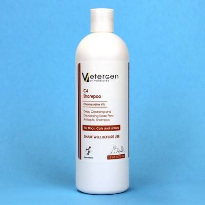 Vetergen C4 Shampoo for Dogs and Cats - 4% Chlorhexidine | VetRxDirect