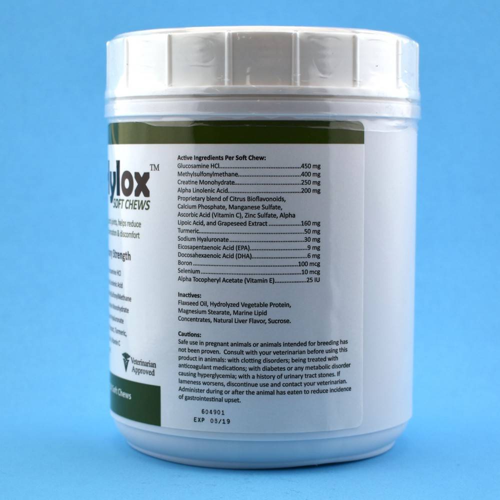 Hylox - Bone and Joint Chews for Dogs | VetRxDirect | 120 Soft Chews