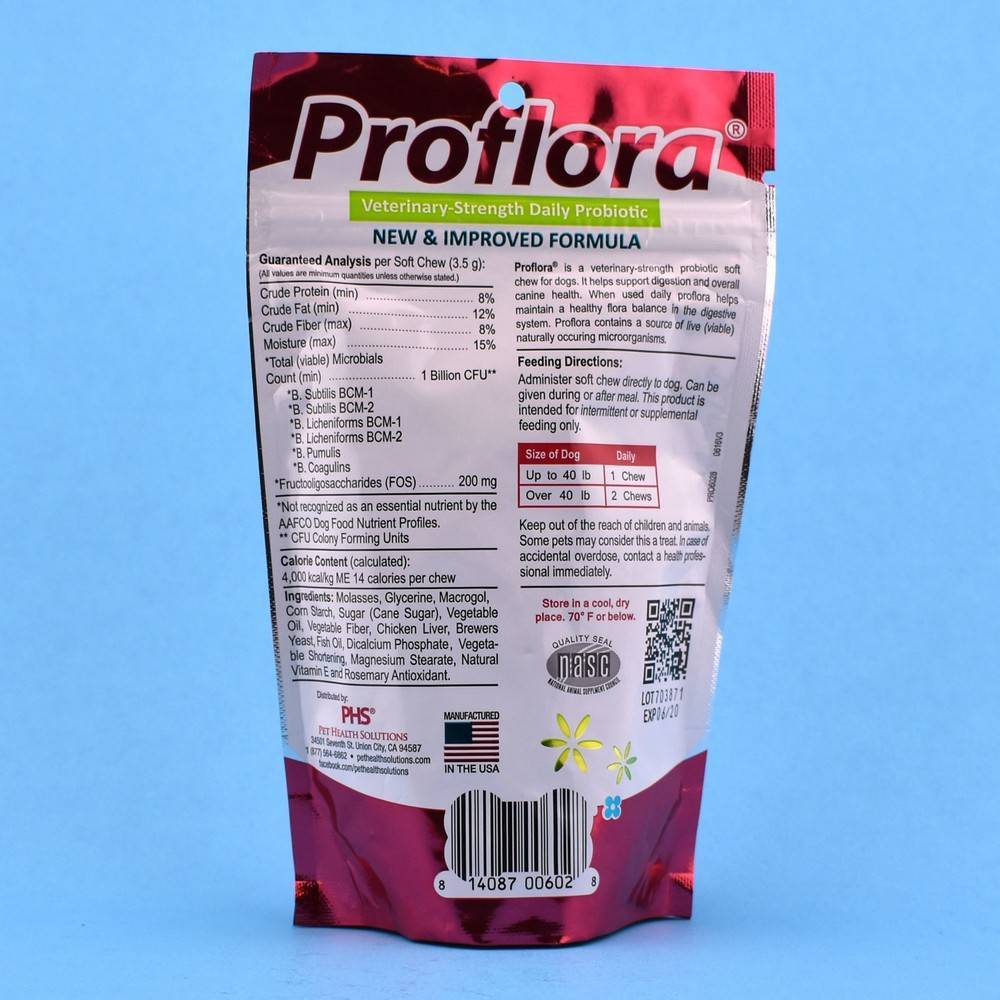 Proflora - Probiotic Soft Chews for Dogs | VetRxDirect.Pharmacy ...