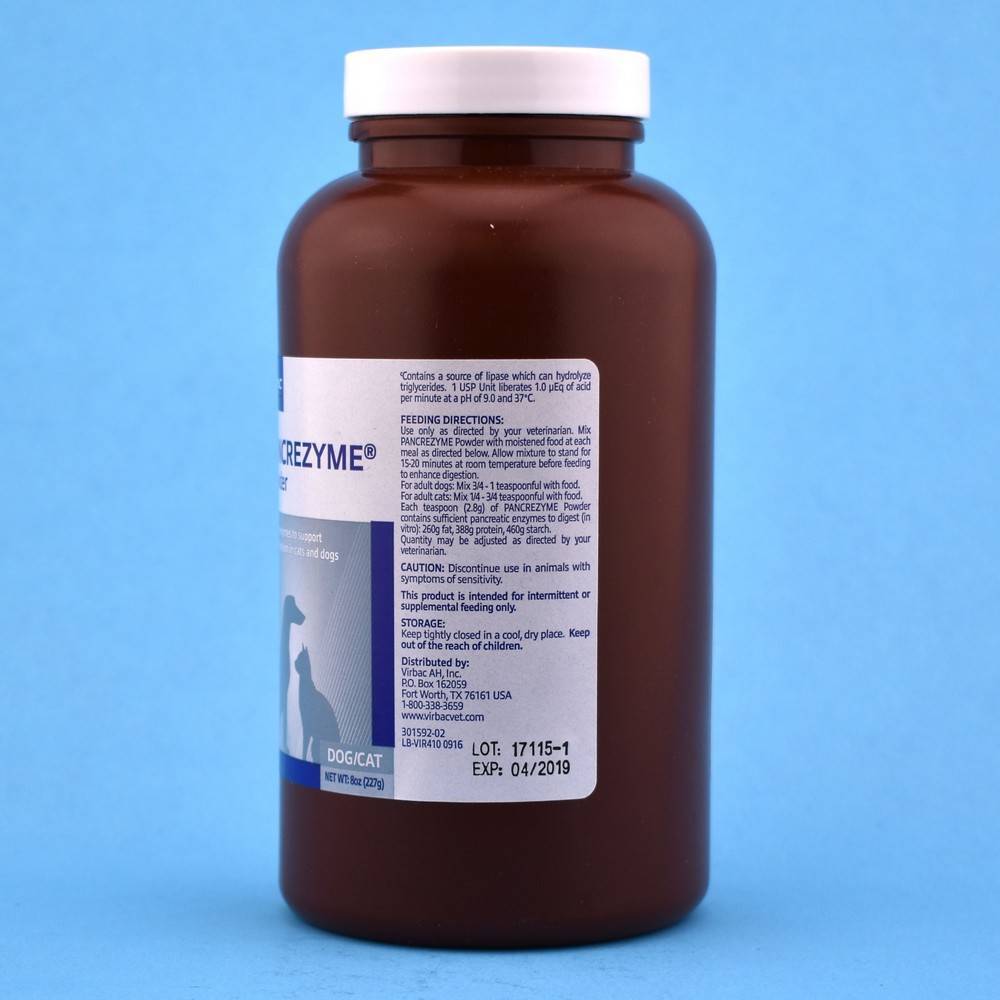 Pancrezyme: Powder and Tablets for Dogs - VetRxDirect.com