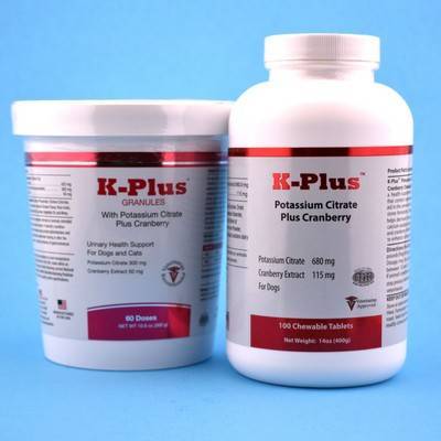 K-Plus - Potassium Citrate Plus Cranberry for Cats and Dogs | VetRxDirect