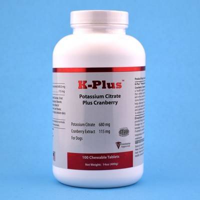 K-Plus - Potassium Citrate Plus Cranberry for Cats and Dogs | VetRxDirect