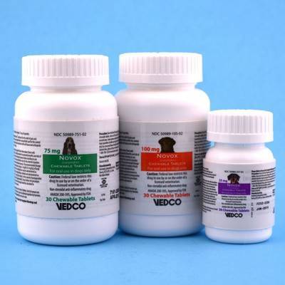 Novox Chewable Tablets for Dogs - Chewable Carprofen | VetRxDirect ...