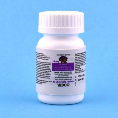 Novox Chewable Tablets for Dogs - Chewable Carprofen | VetRxDirect