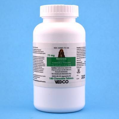 Novox Chewable Tablets for Dogs - Chewable Carprofen | VetRxDirect