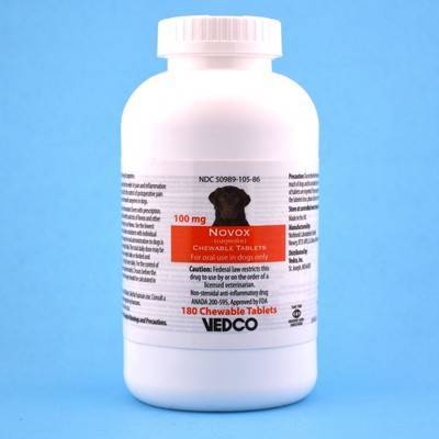 Novox Chewable Tablets for Dogs - Chewable Carprofen | VetRxDirect