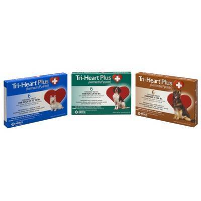 Tri-Heart Plus - Dog Heartworm | VetRxDirect Pharmacy | 51-100 lbs, 12 ...