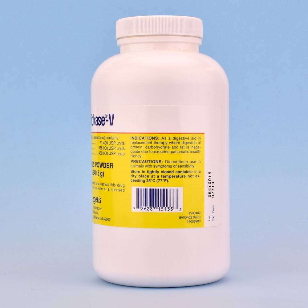 Viokase for Dogs: Pancreatic Enzyme Concentrate - Viokase V