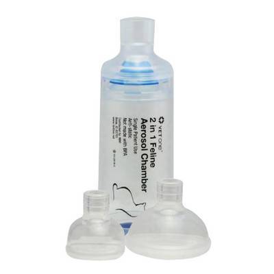 2 in 1 Feline Aerosol Chamber Inhaler for Cats | VetRxDirect
