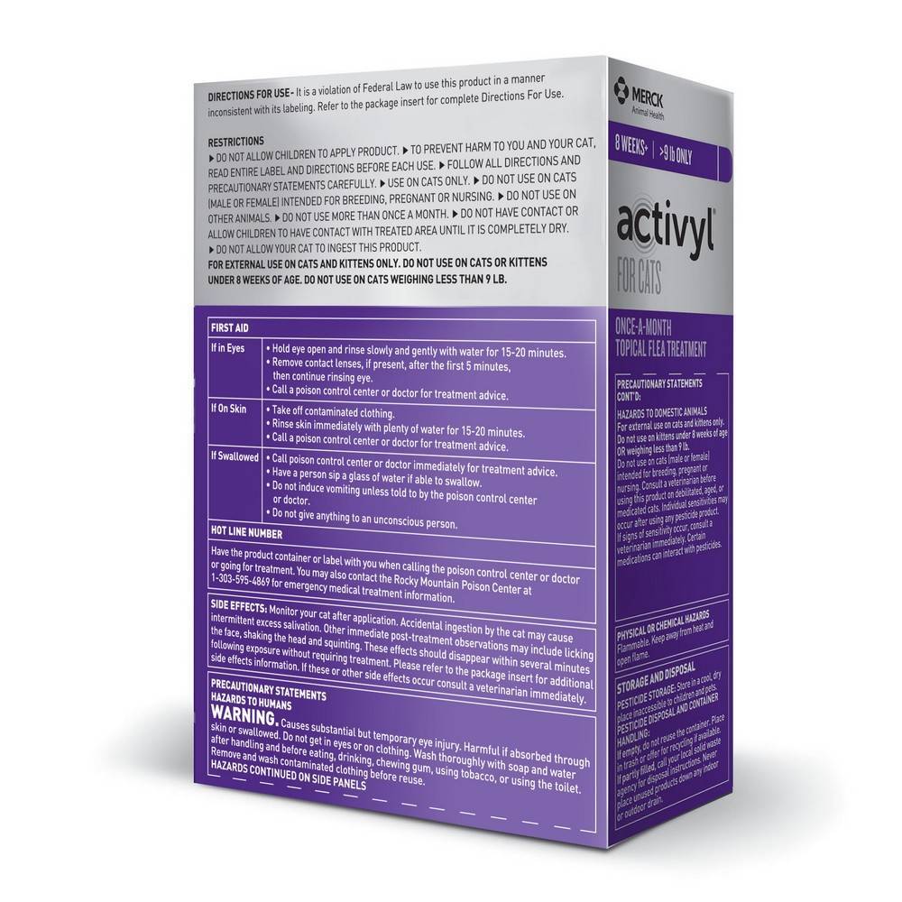 Activyl for Cats - Topical Flea Treatment | VetRxDirect