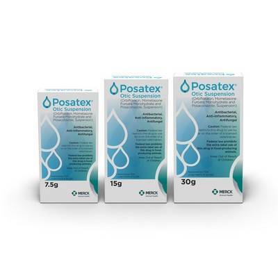 Posatex: Ear Medication for Dogs - Otic Suspension - VetRxDirect