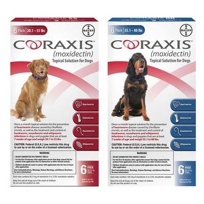 Coraxis Topical Solution for Dogs - Heartworm Prevention | VetRxDirect ...