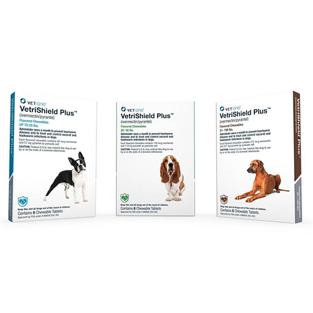 VetriShield Plus for Dogs - Heartworm Chewable Tablets | VetRxDirect