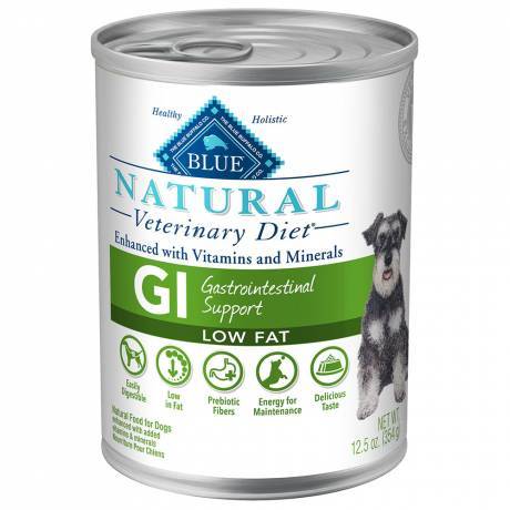 GI Gastrointestinal Support Low Fat for Dogs - Natural Veterinary Diet ...