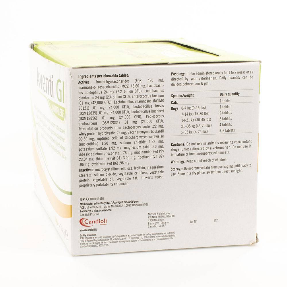 Aventi GI Complete for Dogs and Cats - GI and Immune Maintenance ...