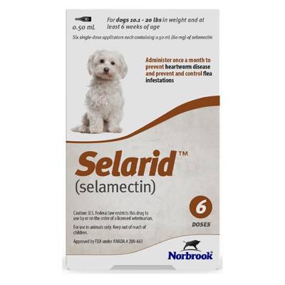 Selarid for Dogs and Cats - Topical Heartworm and Flea Preventative ...