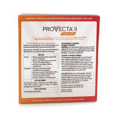 Provecta for Cats - Monthly Flea Topical | VetRxDirect Pharmacy | for ...