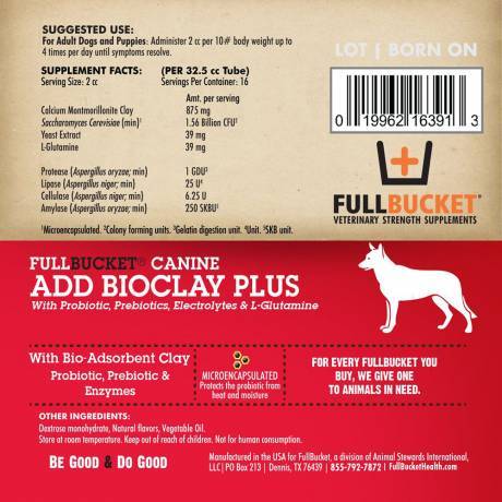 FullBucket Canine Add Bioclay Plus - Absorbent Clay | VetRxDirect