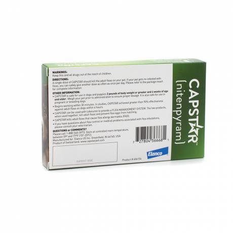Capstar Tablets - Flea Treatment Tablets for Dogs and Cats | VetRxDirect