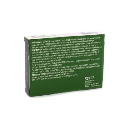 Cerenia: Tablets to Prevent Vomiting in Dogs - VetRxDirect | 24mg, 4 ...
