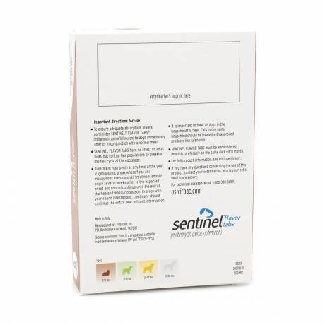 Sentinel Flavor Tabs - Dog Heartworm | VetRxDirect Pharmacy