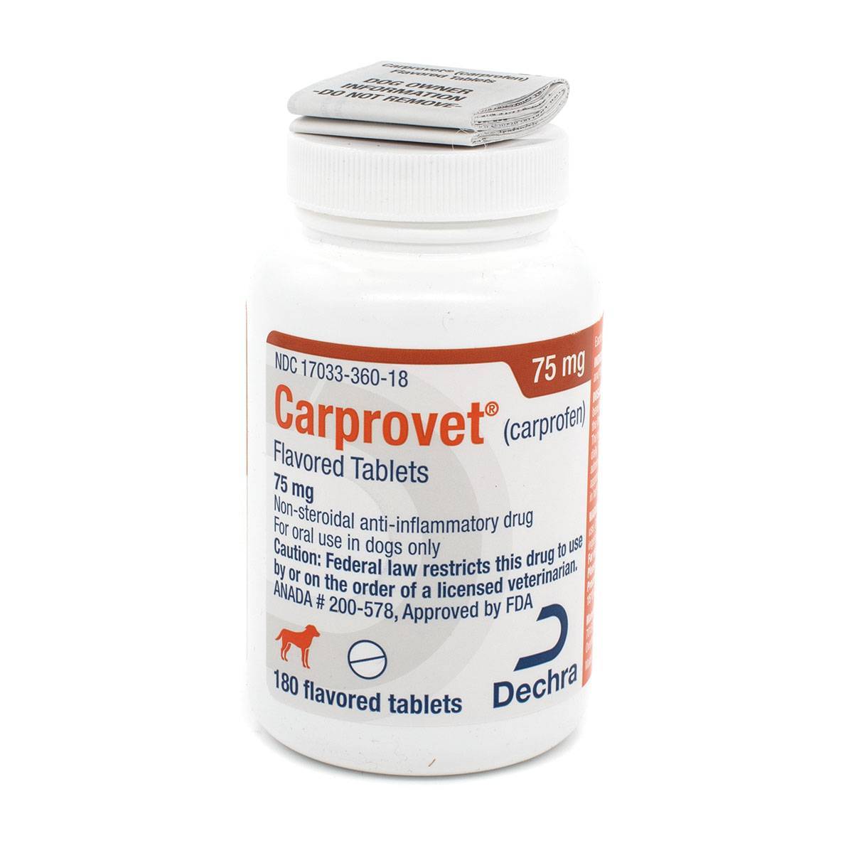 Carprovet (carprofen) Flavored Tablets for Dogs - NSAID | VetRxDirect ...