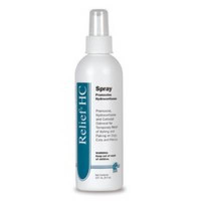 Relief HC Spray: 8oz Bottle with Hydrocortisone.