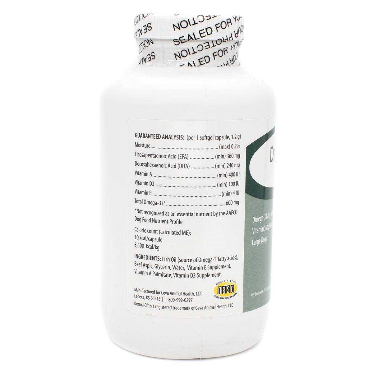 Derma-3 - Fatty Acids for Dogs and Cats | VetRxDirect | Cats and Small ...