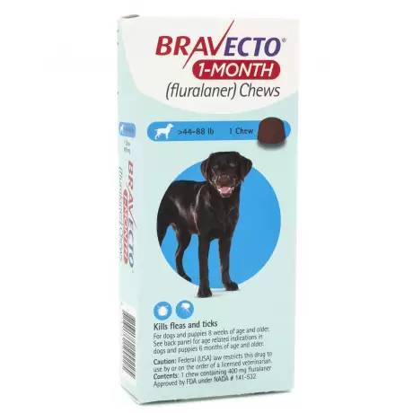 Bravecto 1-Month Chews for Dogs - Kills Fleas and Ticks | VetRxDirect