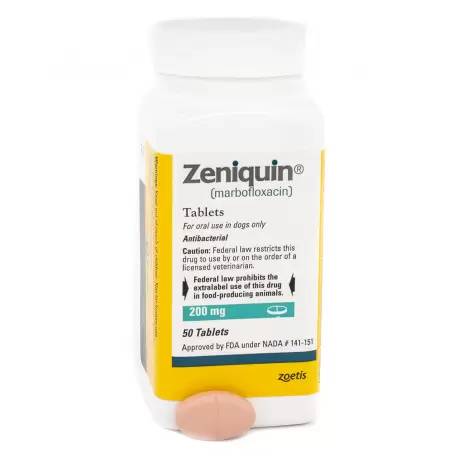Marbofloxacin: Zeniquin for Dogs and Cats - VetRxDirect | 25mg Tablet