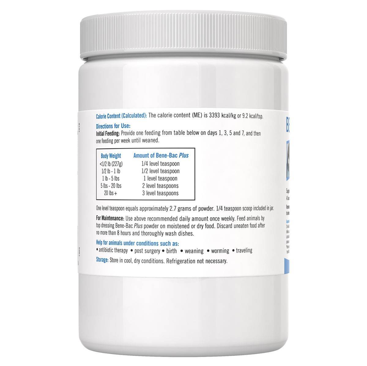 Bene-Bac Plus for Dogs and Cats - FOS and Probiotics | VetRxDirect Pharmacy