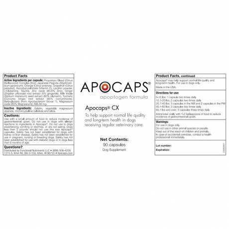Apocaps CX - Apoptogen Formula for Dogs | VetRxDirect