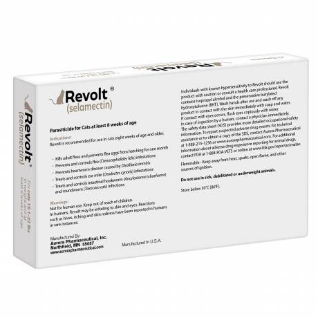 Revolt for Cats and Kittens - Selamectin Topical Parasiticide | VetRxDirect