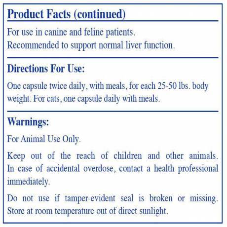 Hepato Support - Supports Normal Liver Function in Dogs and Cats ...