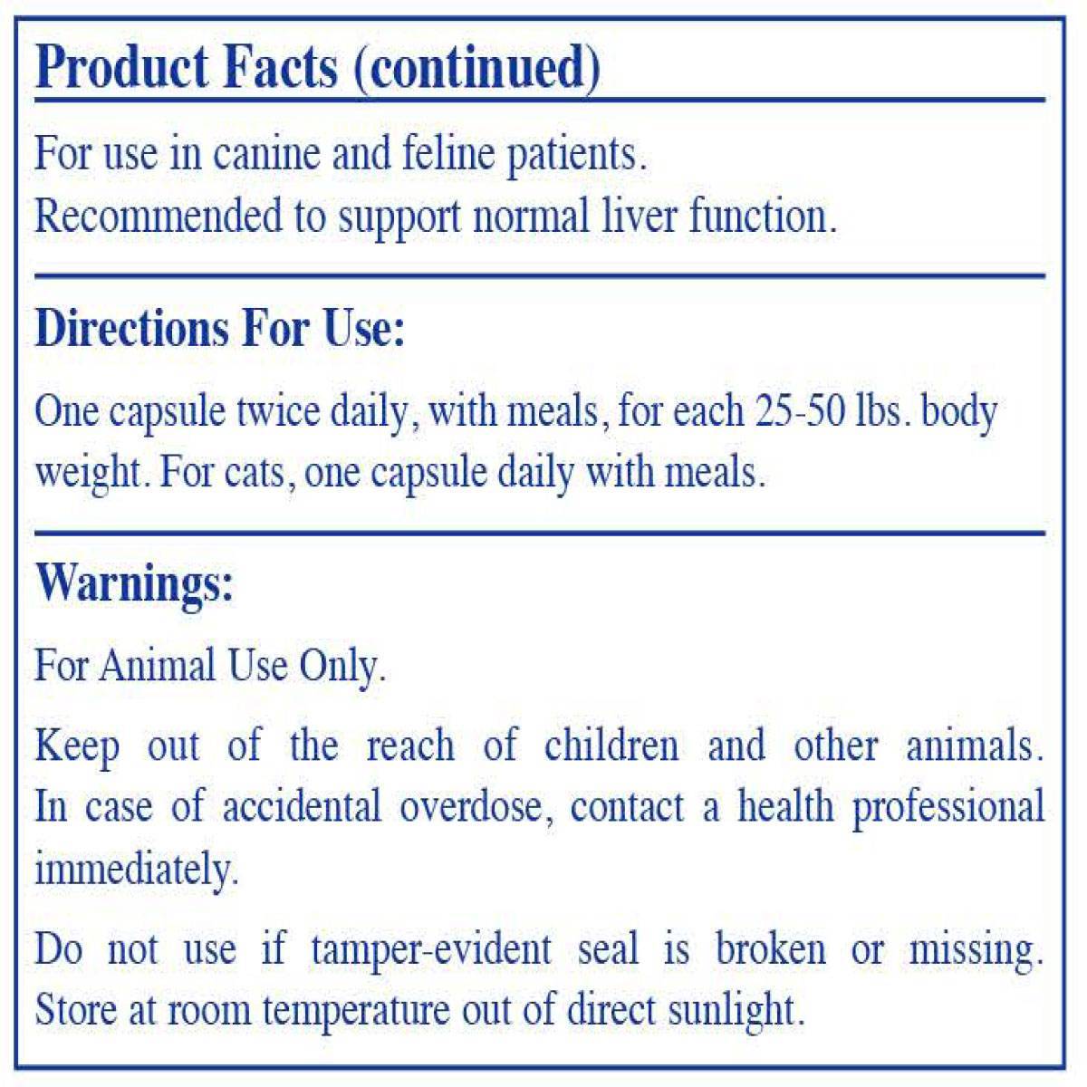 Hepato Support - Supports Normal Liver Function in Dogs and Cats ...