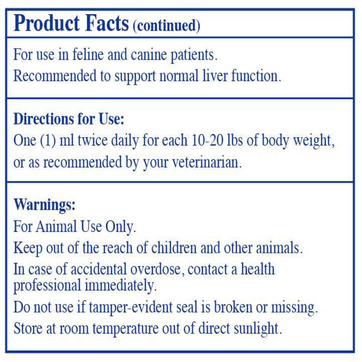 Hepato Support - Supports Normal Liver Function in Dogs and Cats ...