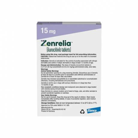 Zenrelia (ilunocitinib) Allergy Relief Tablets for Dogs | VetRxDirect