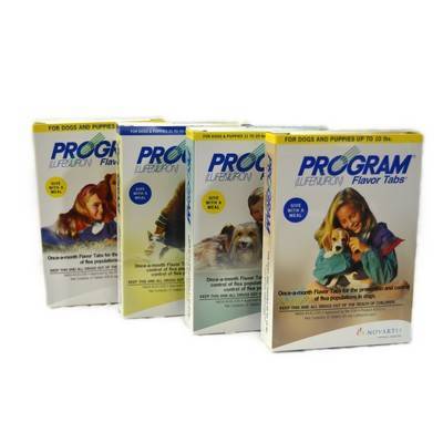 Program: Lufenuron - Flavored Tabs for Dogs - Flea Medicine