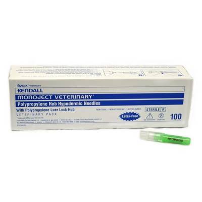 Monoject Needles: Veterinary Needle for Use in Dogs and Cats | 20 gauge ...