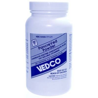 PancreVed: Pancreatic Enzyme Powder and Tablets by Vedco