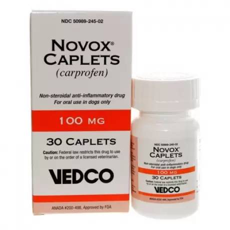 Novox - Carprofen for Arthritis Pain in Dogs | VetRxDirect | 25mg, 30ct