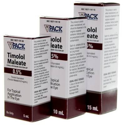 Timolol Maleate Ophthalmic Solution, 0.5% For Glaucoma in Pets