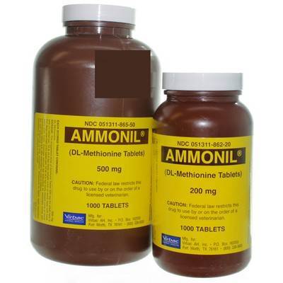Ammonil: DL-Methionine - Urinary Acidifier for Pets - VetRxDirect