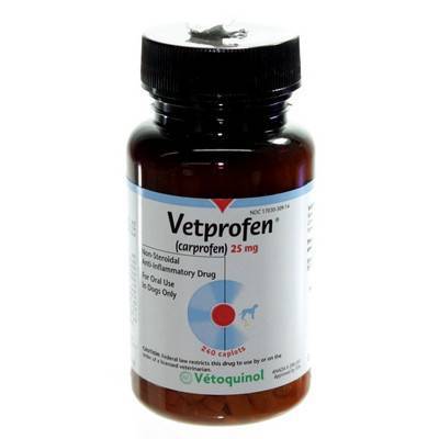 Vetprofen for Dogs - Carprofen NSAID Caplets | VetRxDirect | 100mg, 240ct