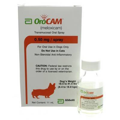 OroCam: Meloxicam Oral Spray NSAID for Dogs - VetRxDirect