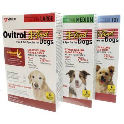Ovitrol X-Tend for Dogs: Flea and Tick Spot On - VetRxDirect
