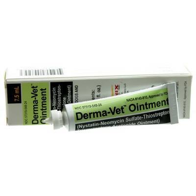 Derma-Vet: Antibiotic, Antifungal Ointment for Pets - VetRxDirect
