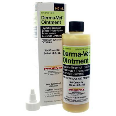Derma-Vet: Antibiotic, Antifungal Ointment for Pets - VetRxDirect